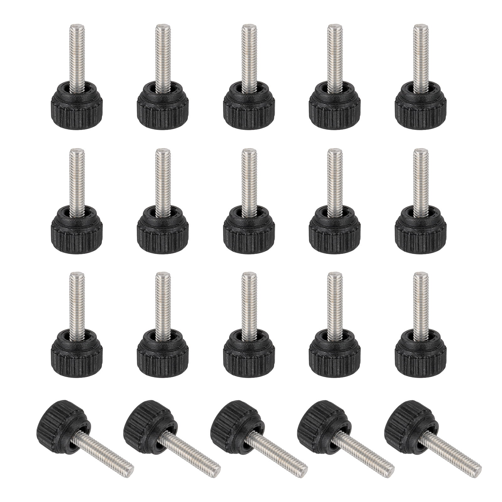 Uxcell Threaded Knurled Thumbscrew Monitor Mount Arm Screws Stainless ...