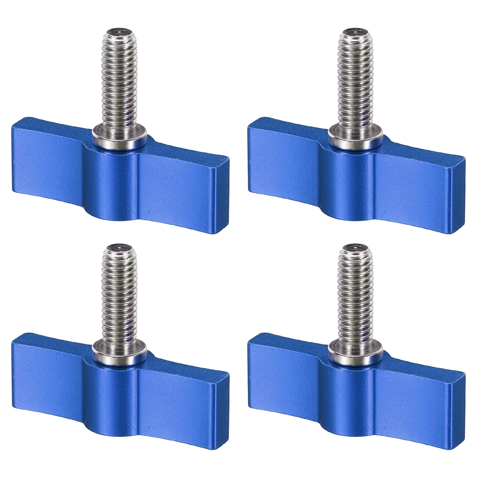 Uxcell Threading Rotating Knob, 4Pcs T Type M6 17mm Camera Thumb Screw ...