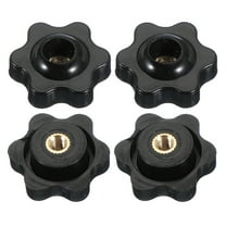 Uxcell M6x1.57'' Clamping Handle Screw Knobs Star Knob Male Thread ...