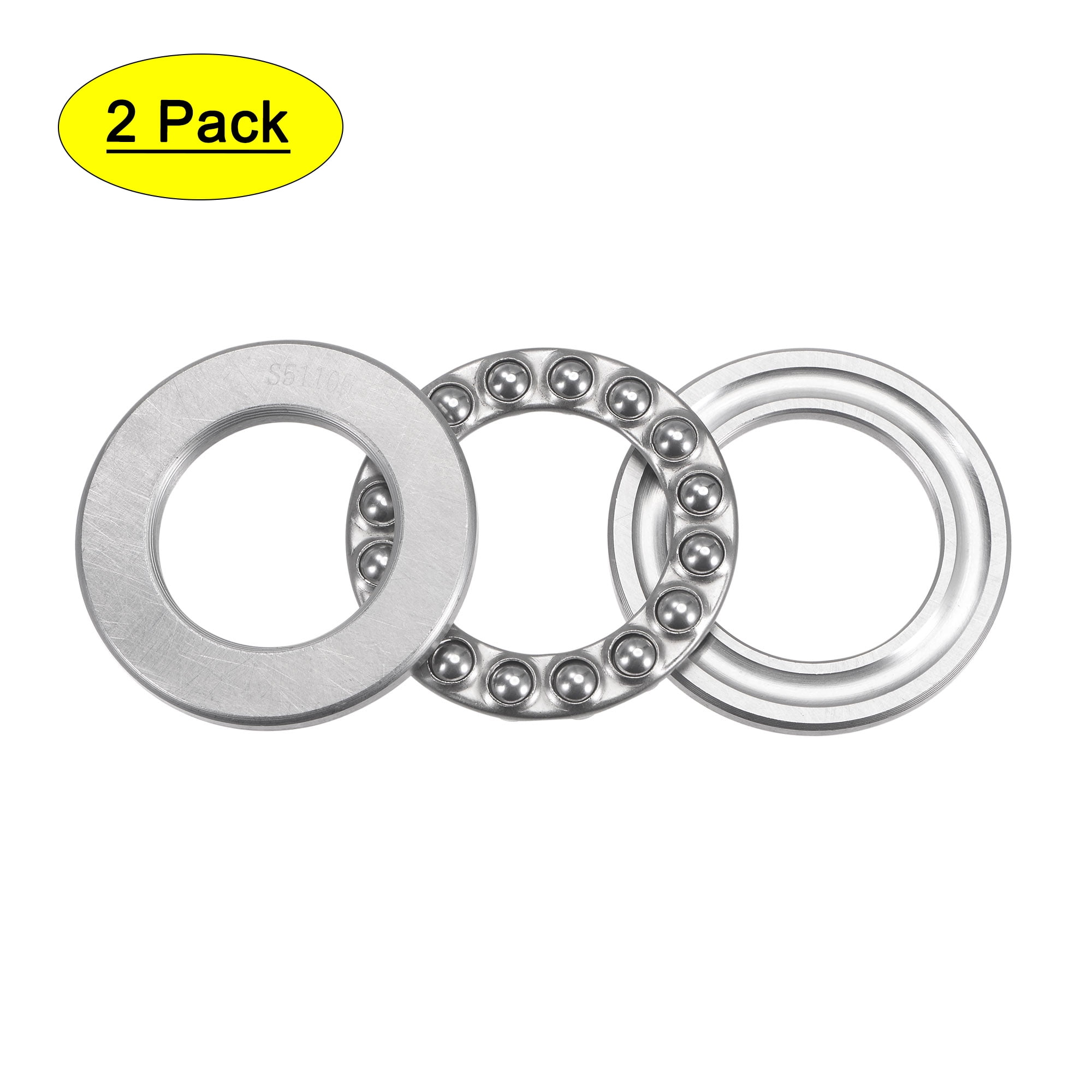 Uxcell Thrust Ball Bearing Stainless Steel with Washers 25x42x11mm ...