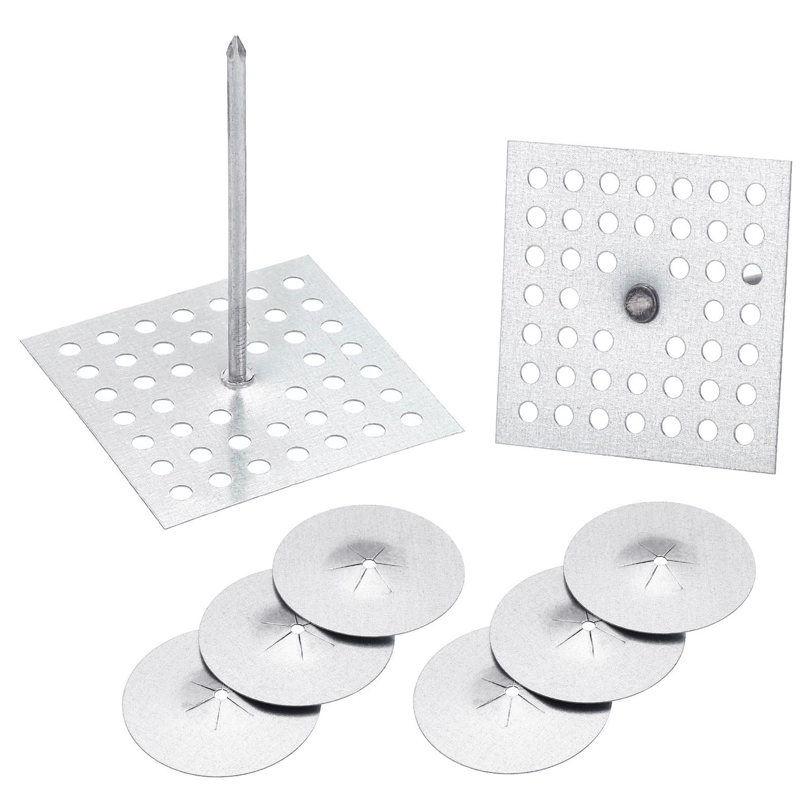 Uxcell Tile Backer Board Washers 200pcs 5cm x 5cm Fixing Washers ...