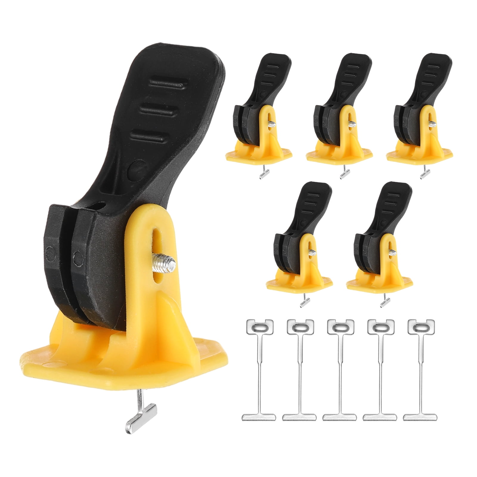 Uxcell Tile Leveling Kit,100Pcs Reusable Leveler +100 Pcs Replaceable ...