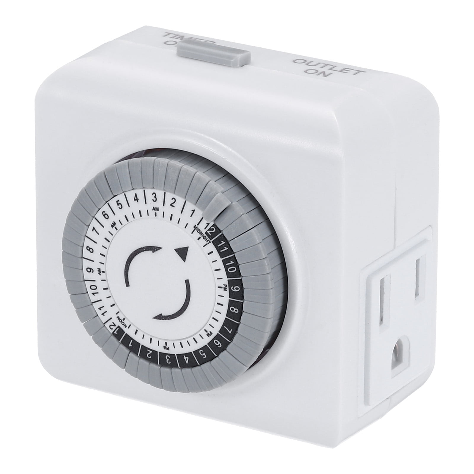 Uxcell Timers for Electrical Outlets, 30min Intervals Daily On/Off ...
