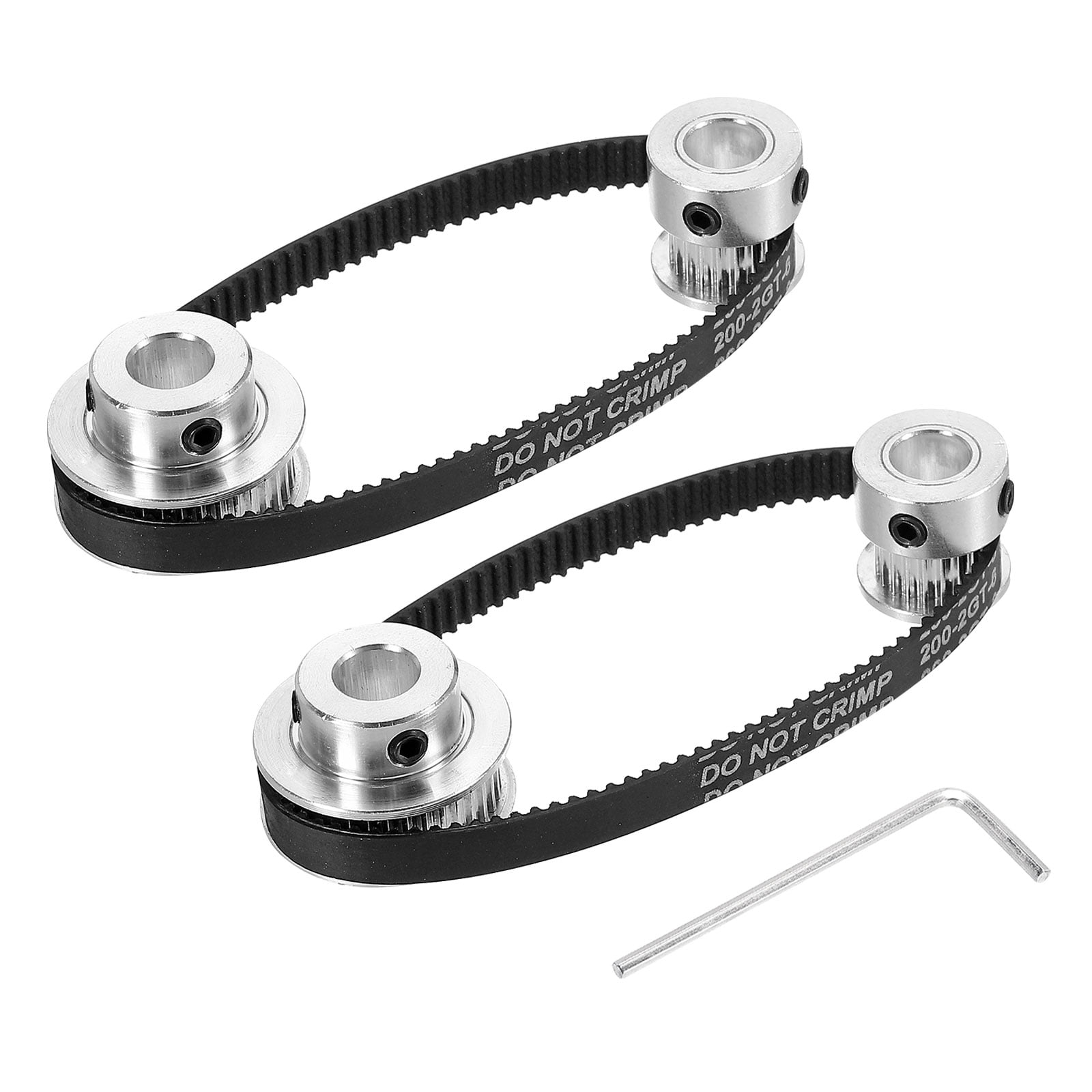Uxcell Timing Pulley 20&36 Teeth 8mm Bore Synchronous Wheel with Belt ...