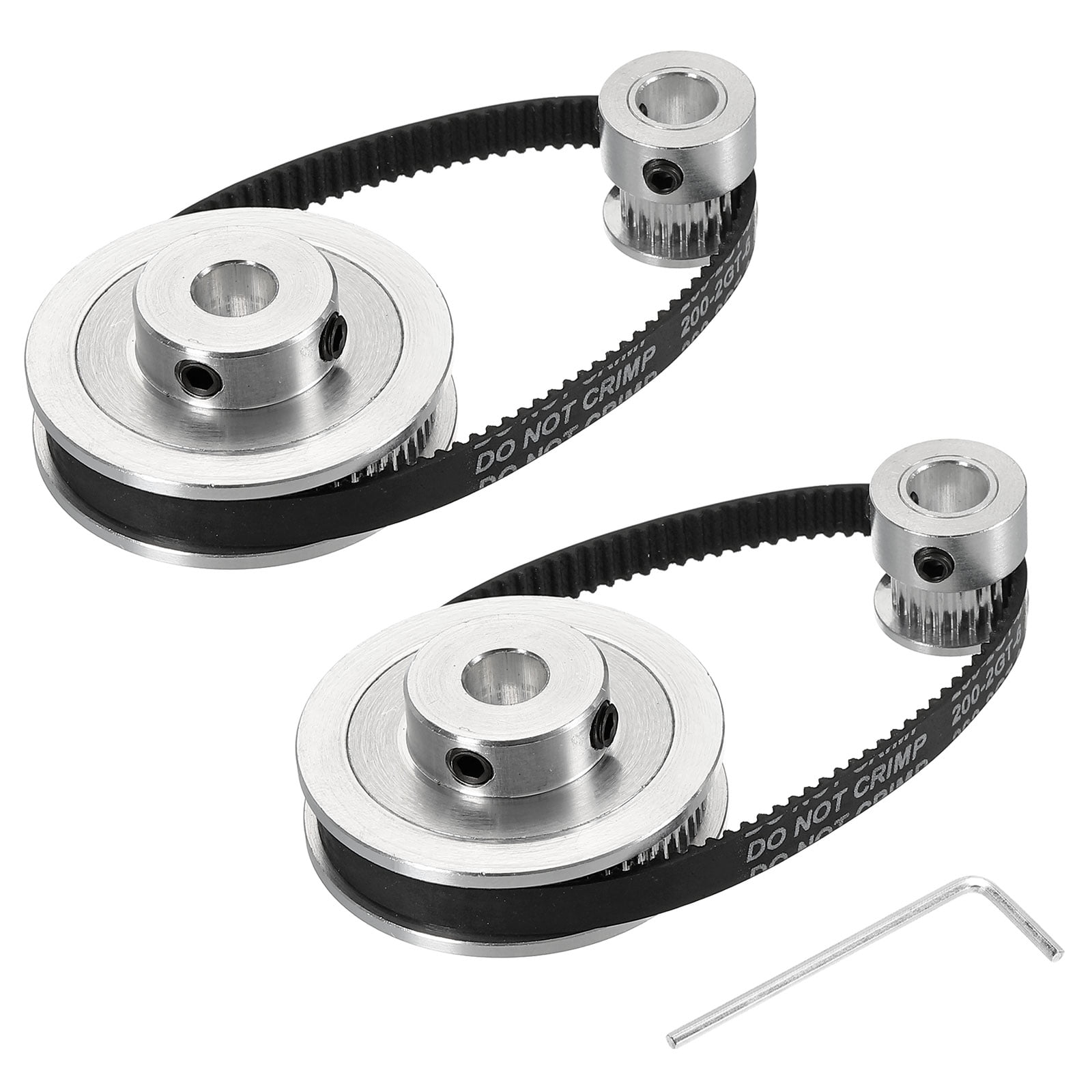 Uxcell Timing Pulley 20&60 Teeth 8mm Bore Synchronous Wheel with Belt ...