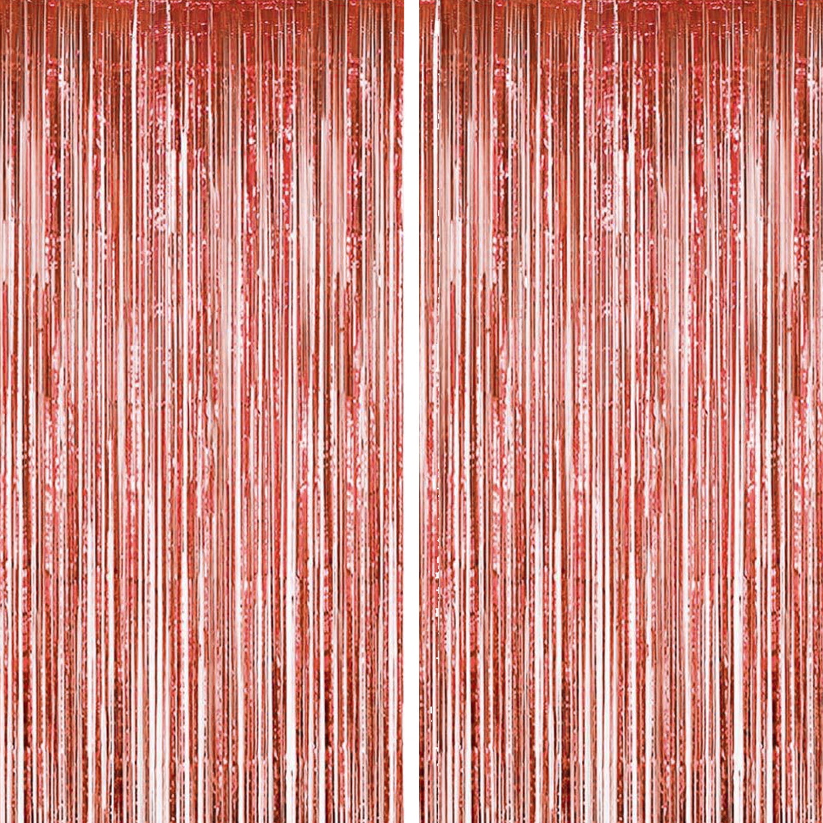 Uxcell Tinsel Foil Fringe Curtains Metallic Tinsel Streamer Backdrop ...