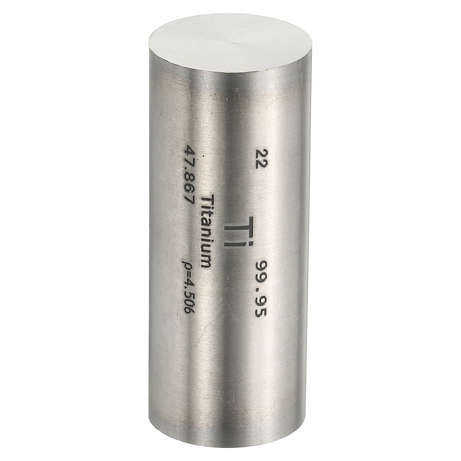 Uxcell Titanium Cube, 0.8x2" Ti Density Stick High Density Element Rod ...