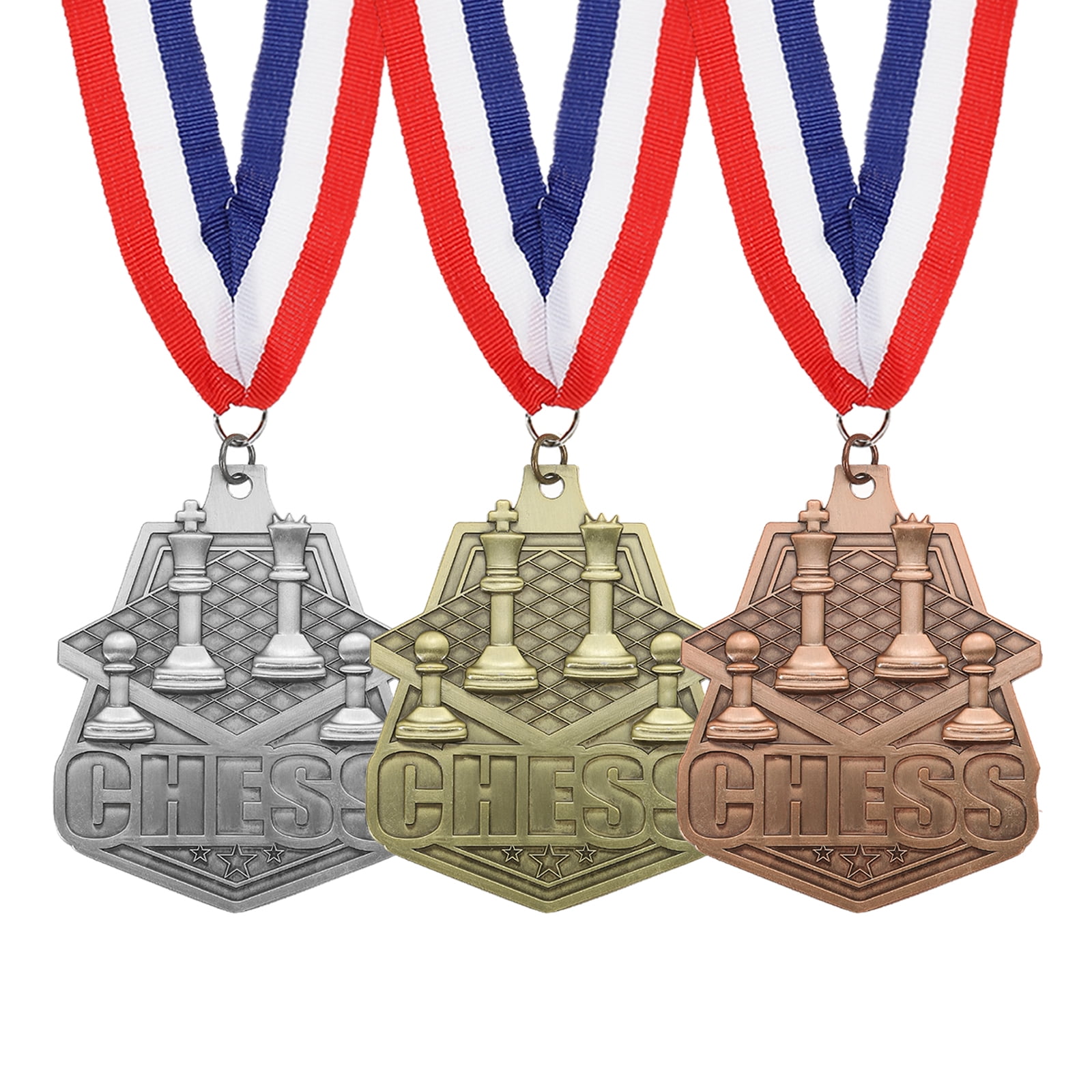 Uxcell Tournament Tables Award Medals with Ribbons, Winner Medals ...