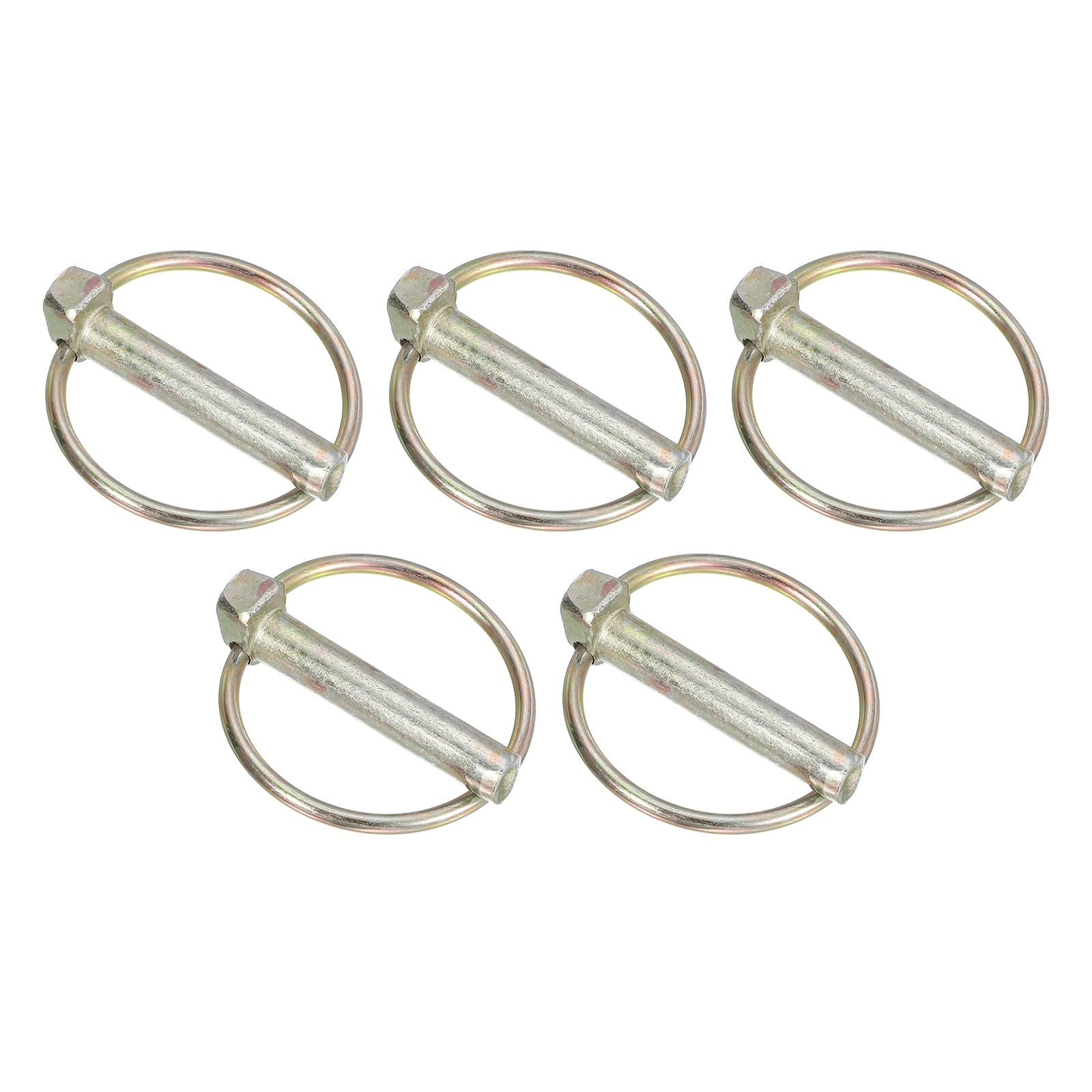 Uxcell Tractor Lynch Pin with Ring, Heavy Duty Assortment Kit Lock Pin ...