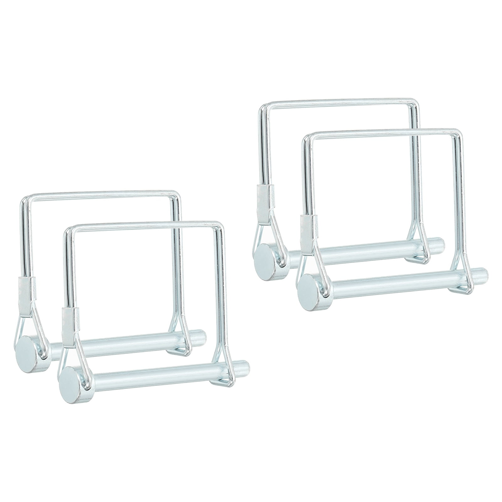 Uxcell Trailer Coupler Pin 1/4"x3-15/16", 4 Pcs Wire Lock Square Safety ...