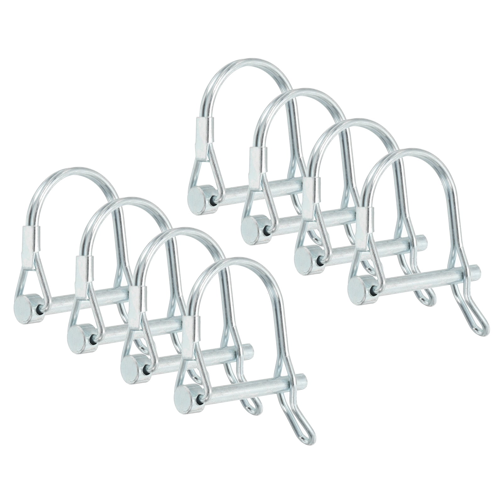 Uxcell Trailer Coupler Pin 3/16"x1-3/16", 8 Pcs Wire Lock D Shape ...