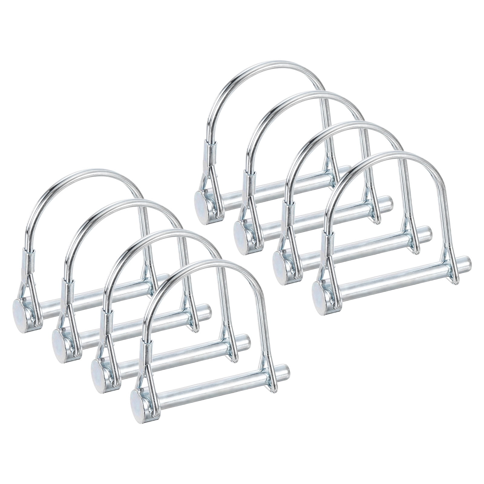 Uxcell Trailer Coupler Pin Wire Lock Pin Shaft Locking Round Pto Pins for Farm Trailers Lawn ...