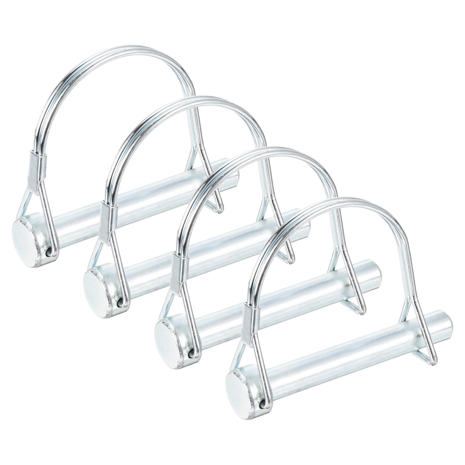 Uxcell Trailer Coupler Pin Wire Lock Pin Shaft Locking Round Pto Pins for Farm Trailers Lawn ...