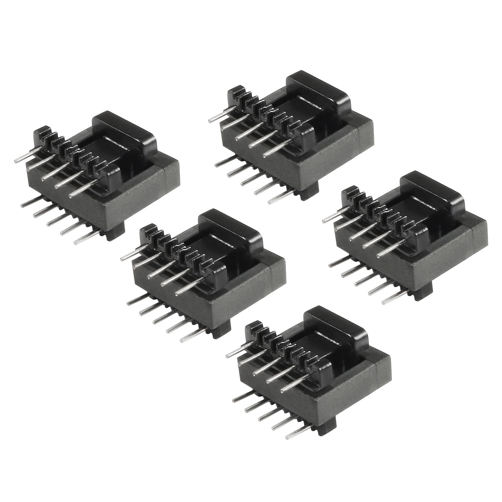 Uxcell Transformer Bobbin EI22 Vertical 5 with 5 Pin with Ferrite Core Halves 5 Set - Walmart.com