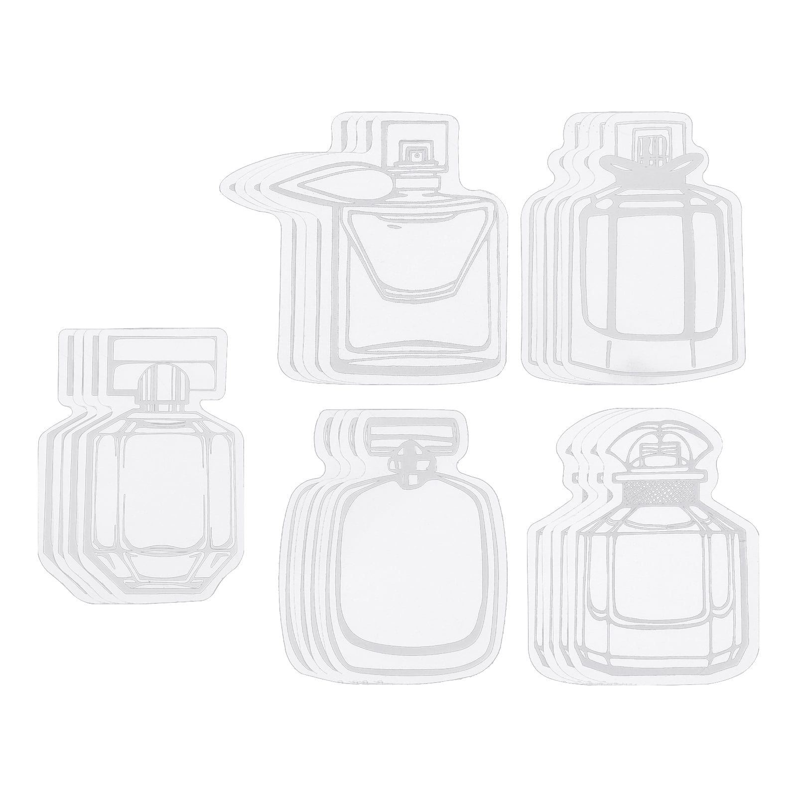 Uxcell Transparent Dried Flower Bookmarks Clear DIY Pressed Flower ...