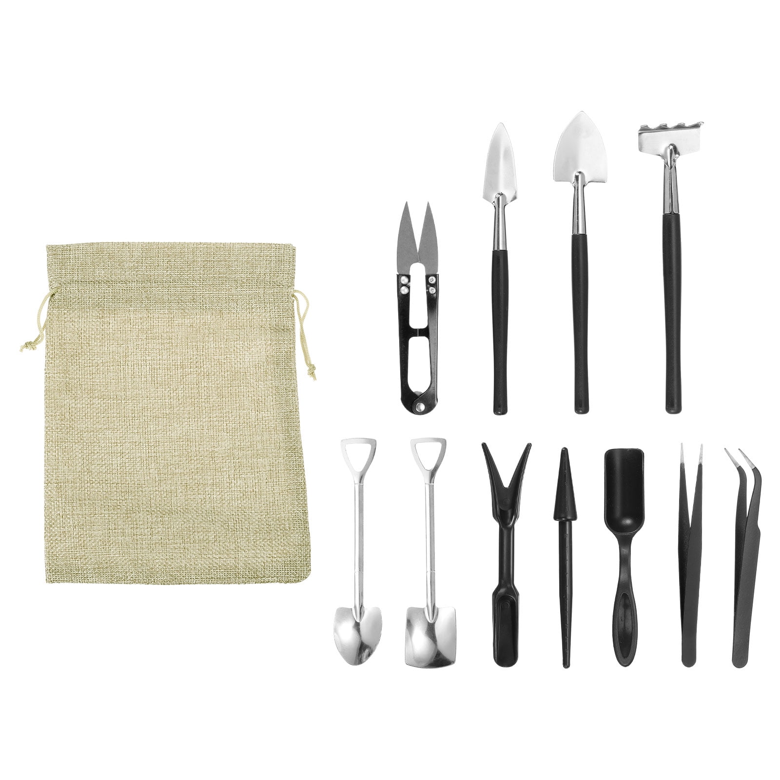 Uxcell Mini Garden Tools Set for Succulent Landscaping Tasks - Walmart ...