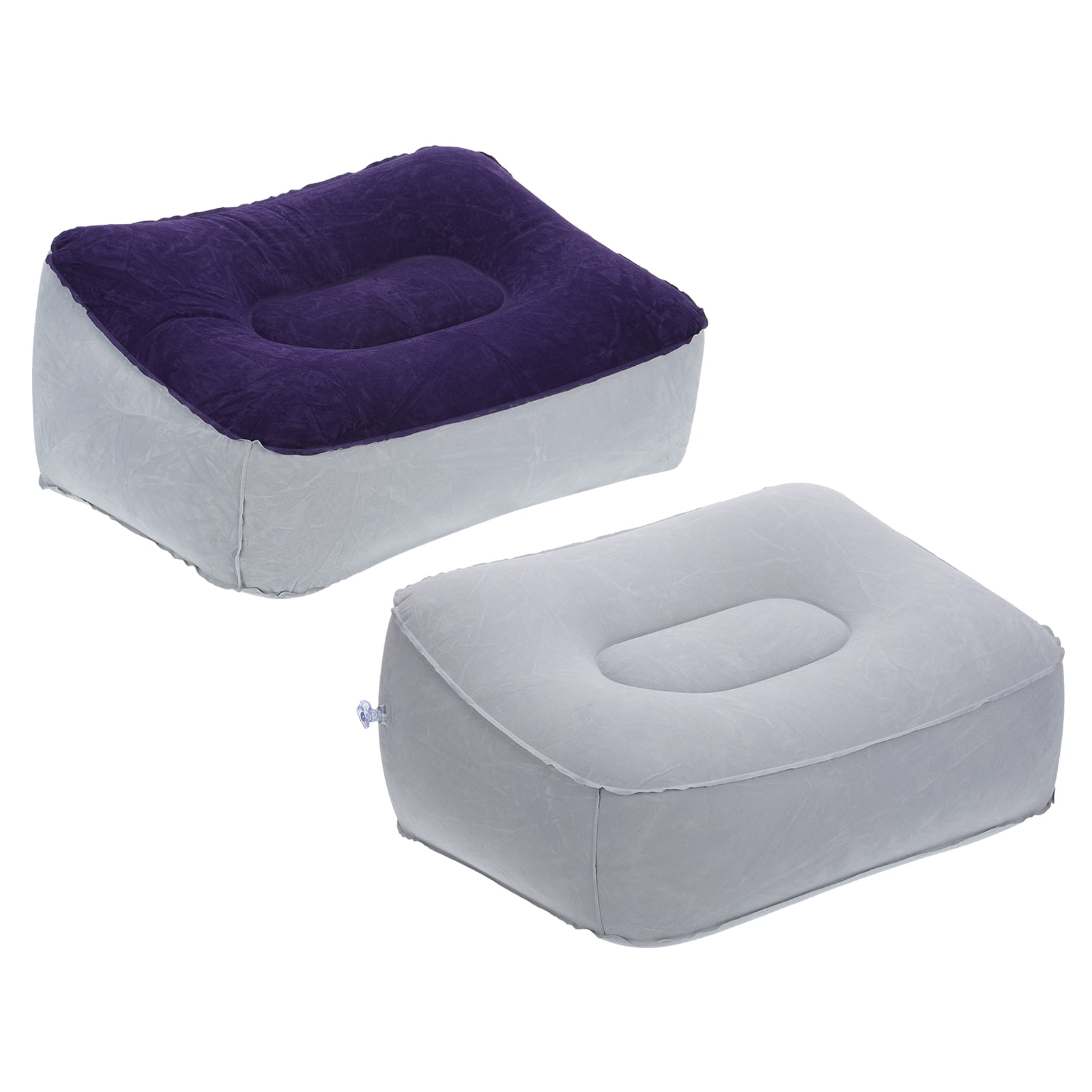 Uxcell Travel Foot Rest Pillow, Inflatable Foot Rest Cushion for ...