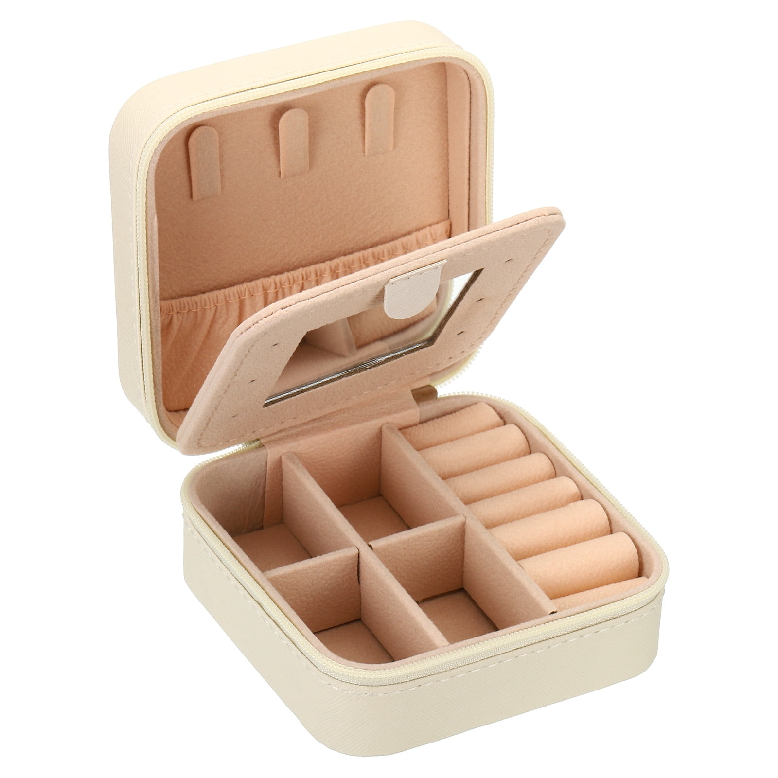 Uxcell Travel Jewelry Case, Small Jewelry Organizer Portable Mini ...