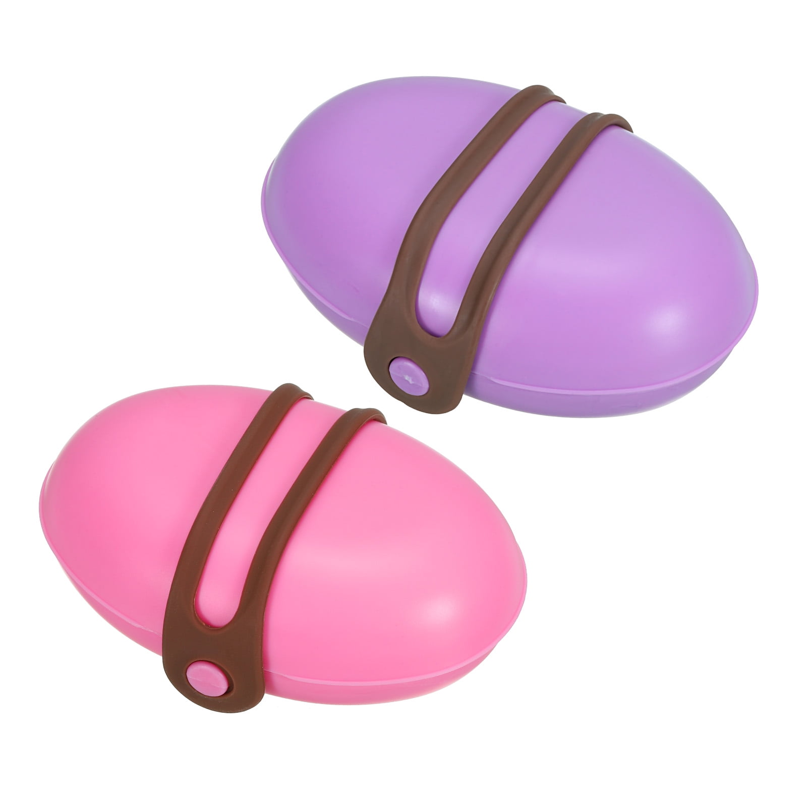 Uxcell Travel Soap Holder, 2 Pack Soap Bar Box Container Case with Band ...