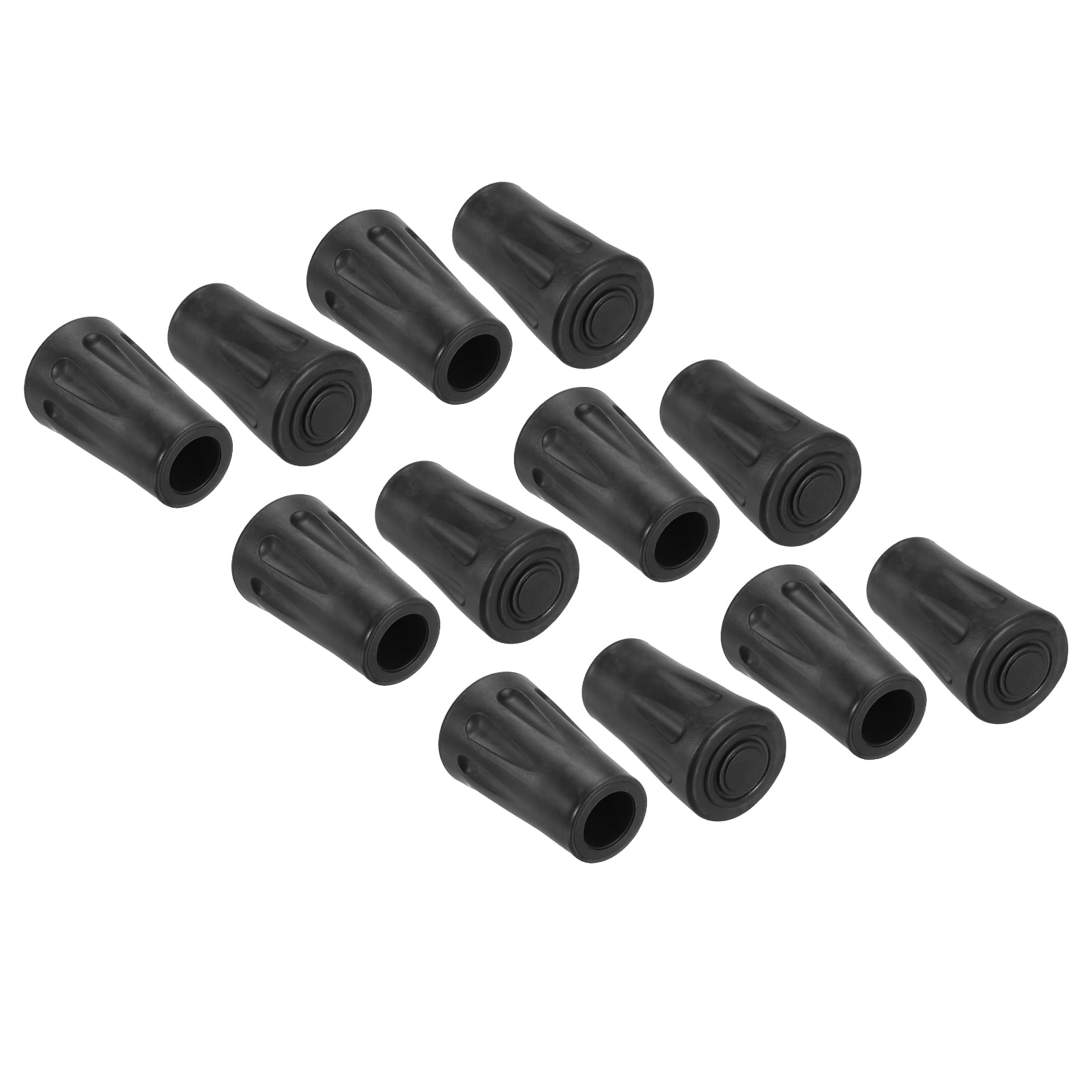 Uxcell Trekking Pole Tips, 12Pcs Climbing Ski Cane Replacement Caps ...
