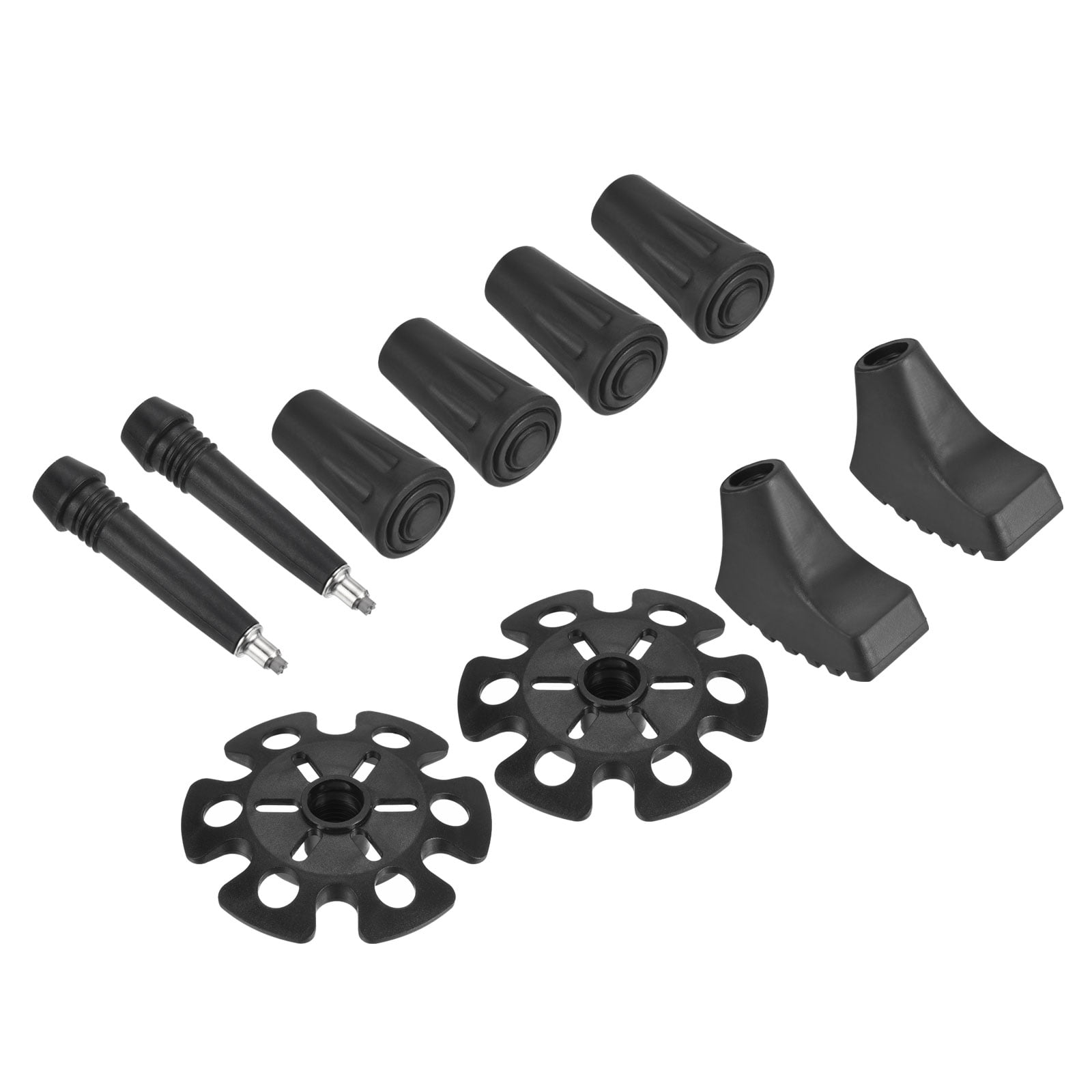 Uxcell Trekking Pole Tips Accessories Set Hiking Stick Tip Protectors ...