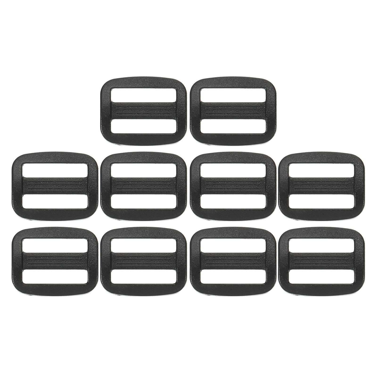 Uxcell Tri-Glide Slide Buckles, Durable Plastic Fastener for Webbing ...