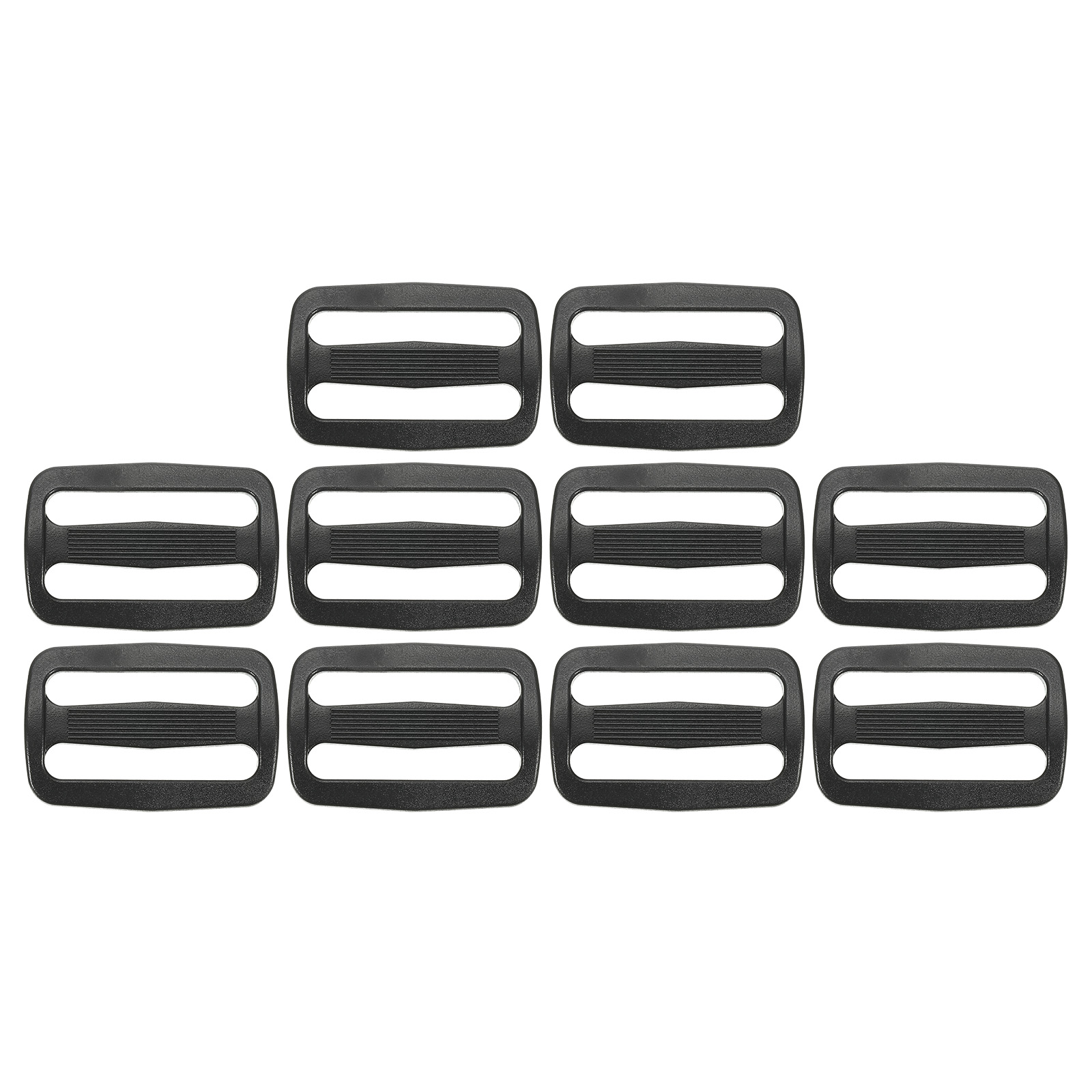Uxcell Tri-Glide Slide Buckles, Durable Plastic Fastener for Webbing ...