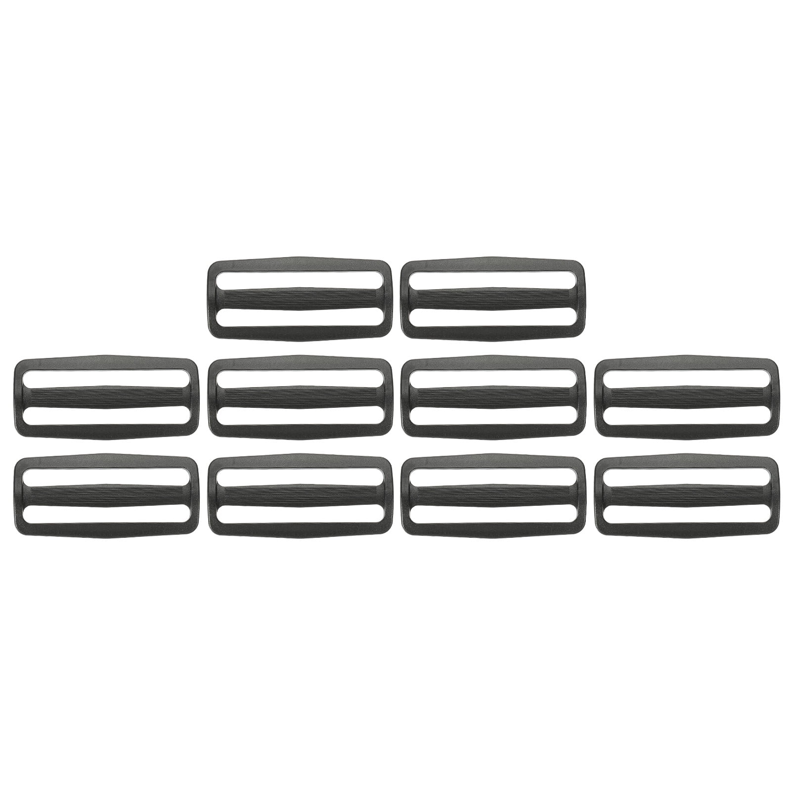 Uxcell Tri-Glide Slide Buckles, Durable Plastic Fastener for Webbing ...