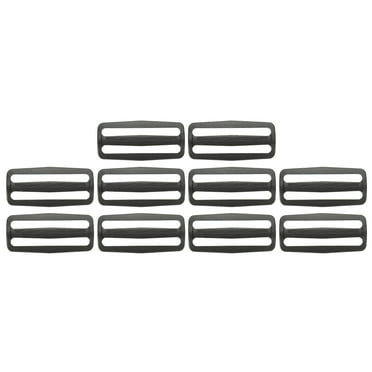 1 Inch Tri-Glide Slide Buckles Webbing Strap Fastener, Rose Red, 50 ...