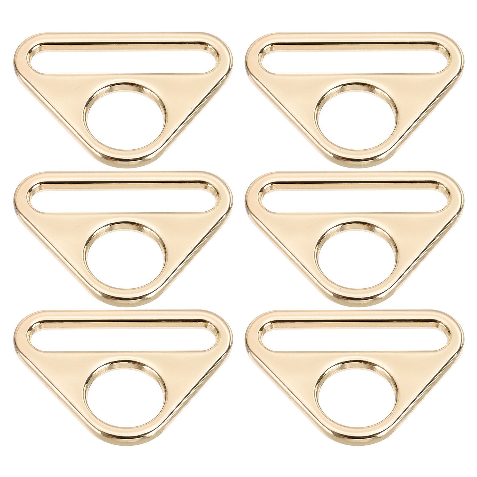 Uxcell Triangle Buckle Adjuster D Ring, Metal Triangle Buckles with Bar ...