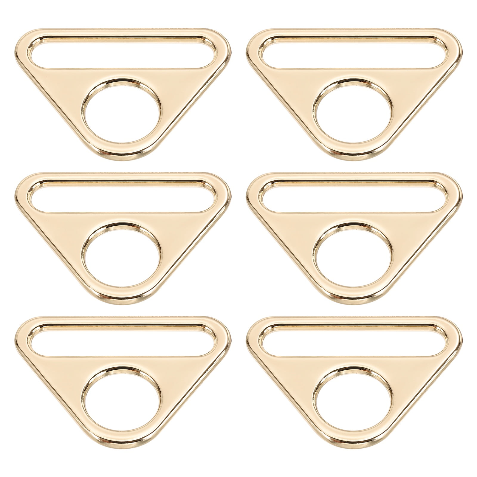 Uxcell Triangle Buckle Adjuster D Ring, Metal Triangle Buckles with Bar ...
