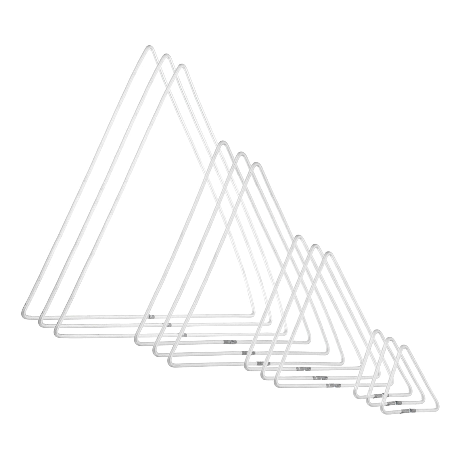 Uxcell Triangle Dream Catcher Rings, 3 Set 4 Sizes Metal Christmas ...