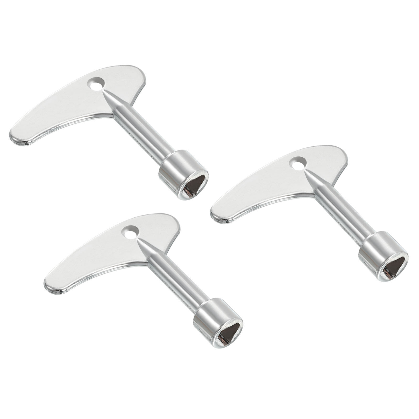 Uxcell Triangle Spanner Keys, Zinc Alloy Elevator Lift Lock Keys for ...