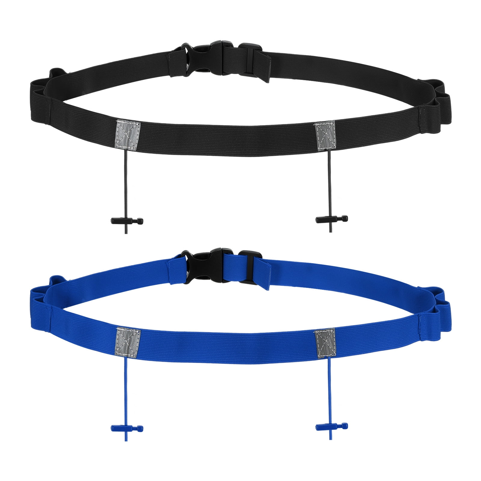 Uxcell Triathlon Belt Bib Holder, 2 Pcs Elastic Marathon Race Number ...
