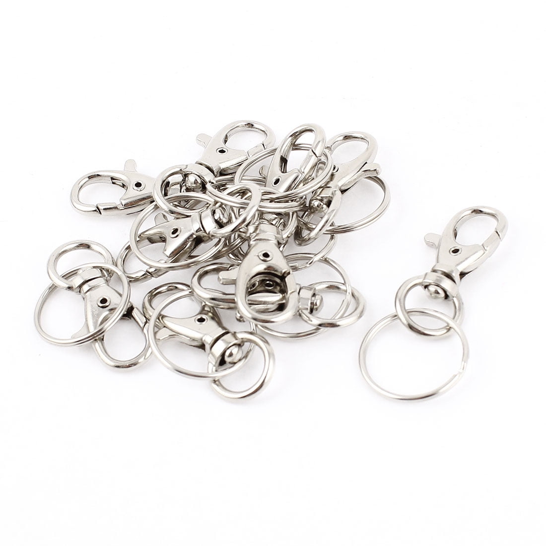 Uxcell Trigger Lobster Swivel Claw Clasp Keychain Keyring Key Holder ...