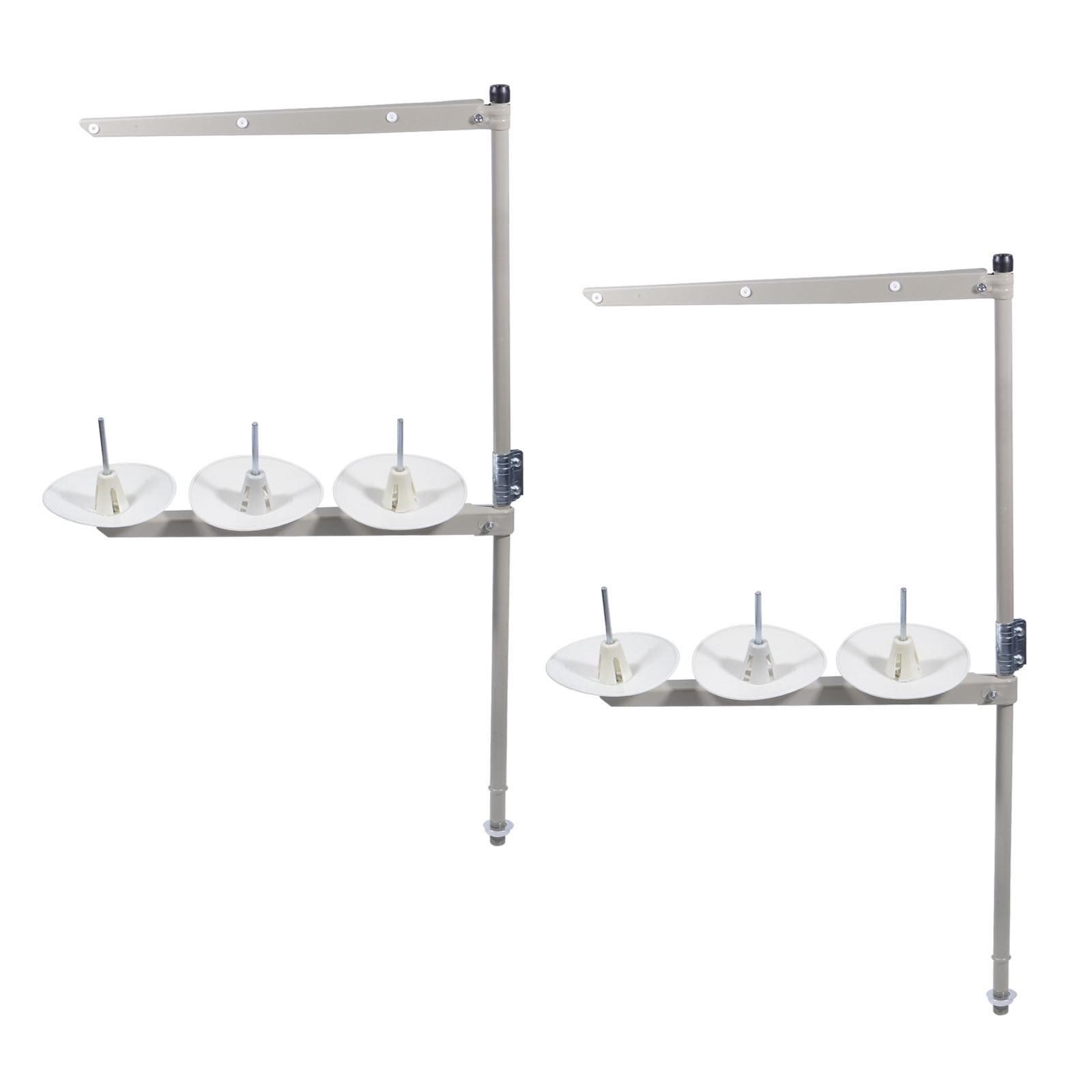 Uxcell Triple Cone Spool Stand Universal Stainless Steel 3 Thread Stand ...