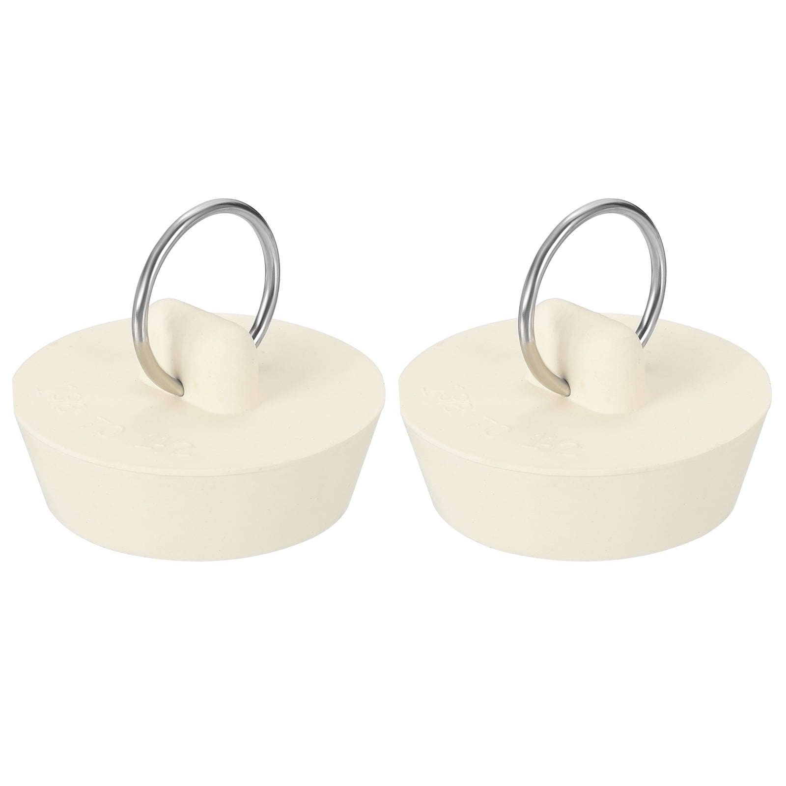 Uxcell Tub Drain Stopper, 2Pcs for 1-3/8" to 1-1/2" Rubber Bath Tub ...