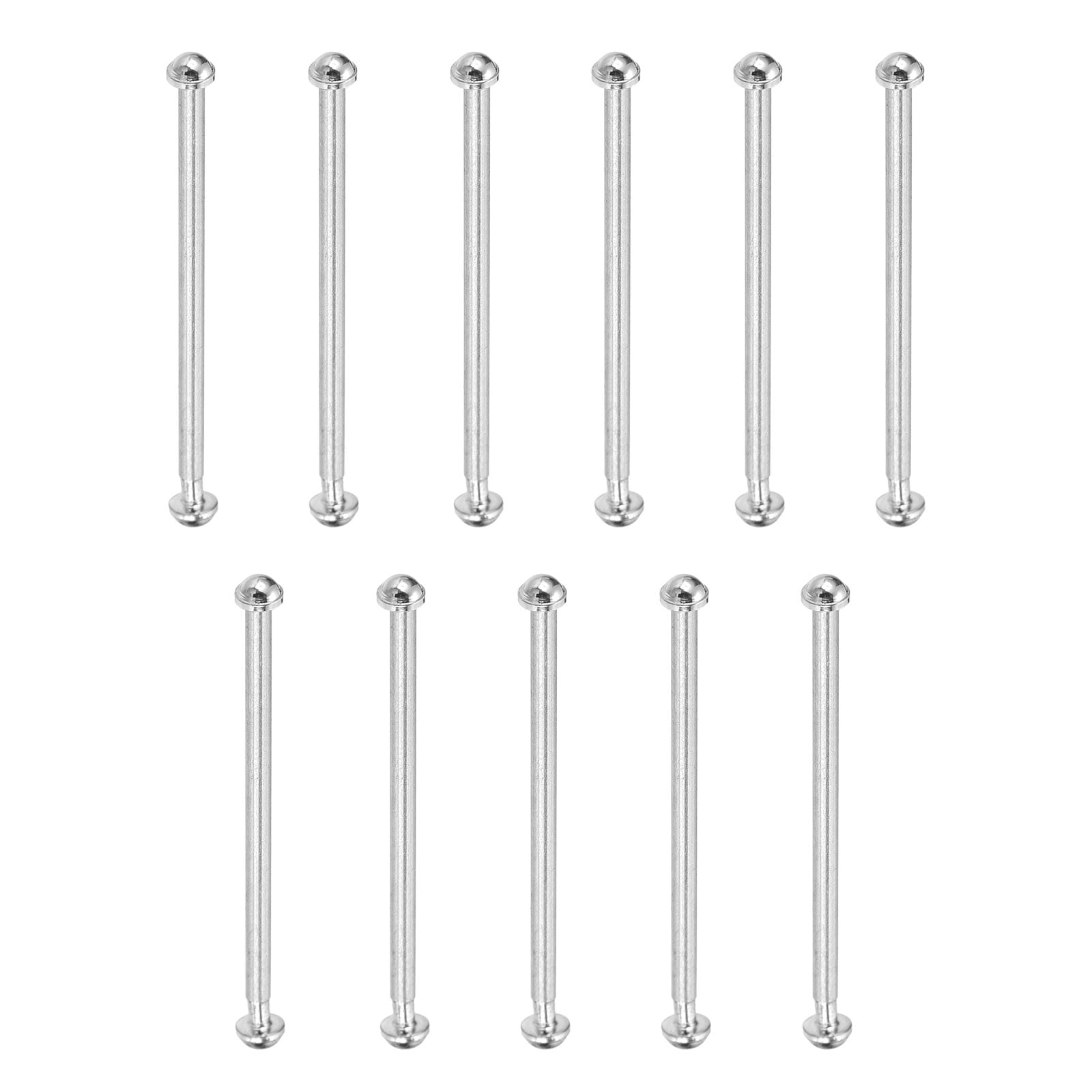 Uxcell Tube Friction Pin 0.87" Stainless Steel Strap Bars Pins with ...