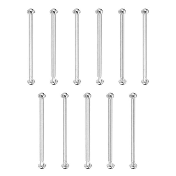 Uxcell Tube Friction Pin 0.87" Stainless Steel Strap Bars Pins with ...