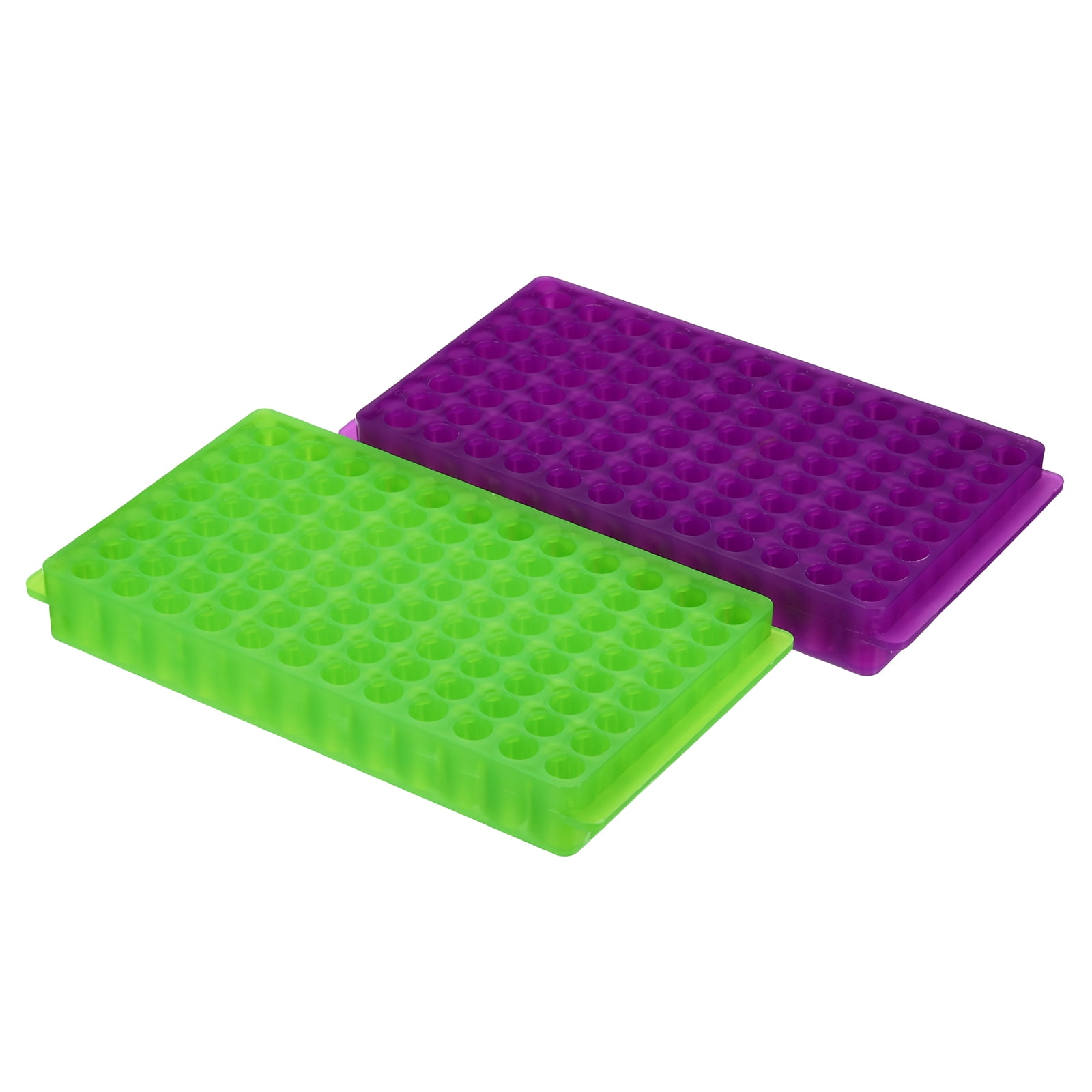 Uxcell Tube Rack,1Set 96 Positions Double Panel for 0.2ml,0.5ml,1.5ml ...