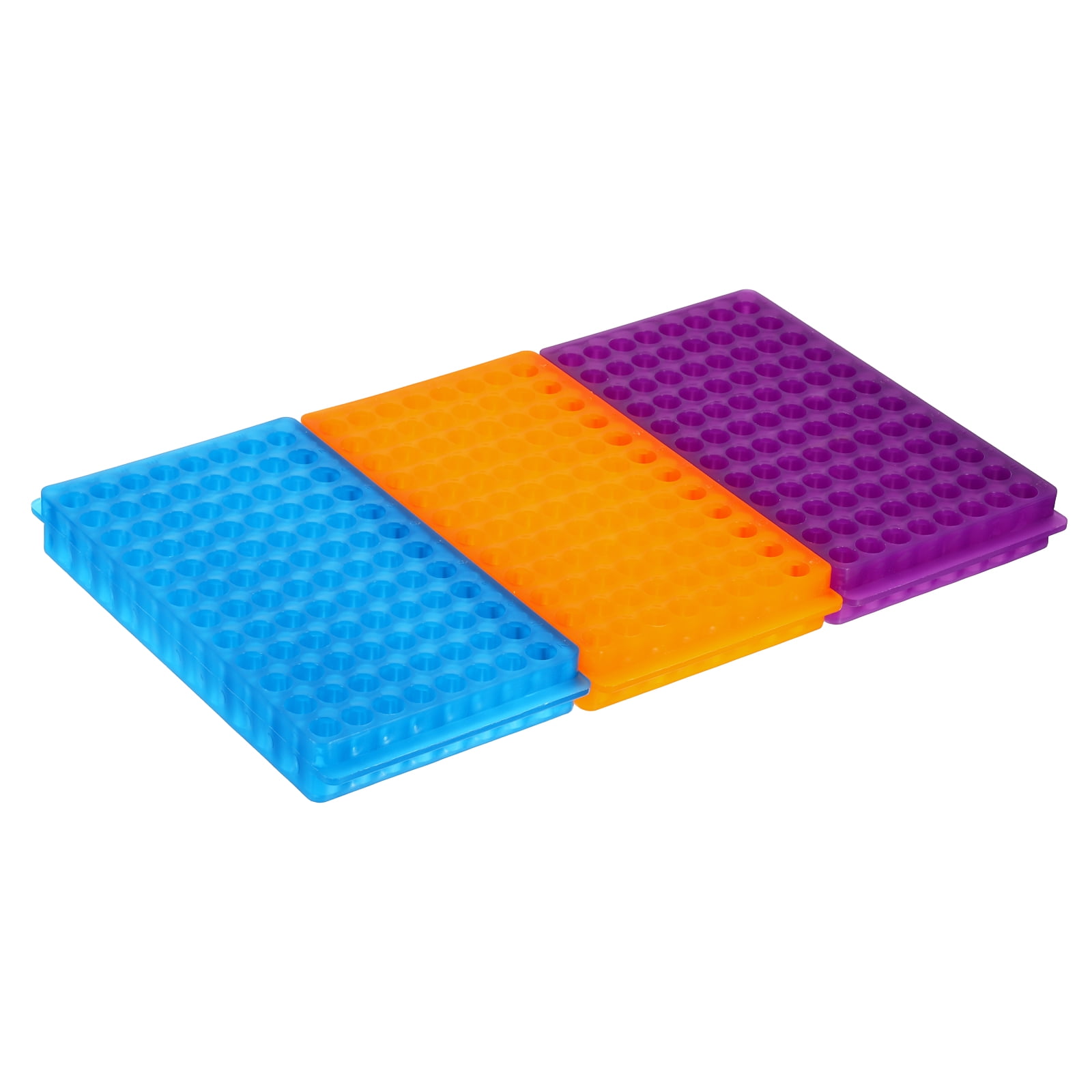 Uxcell Tube Rack,1Set 96 Positions Double Panel for 0.2ml,0.5ml,1.5ml ...