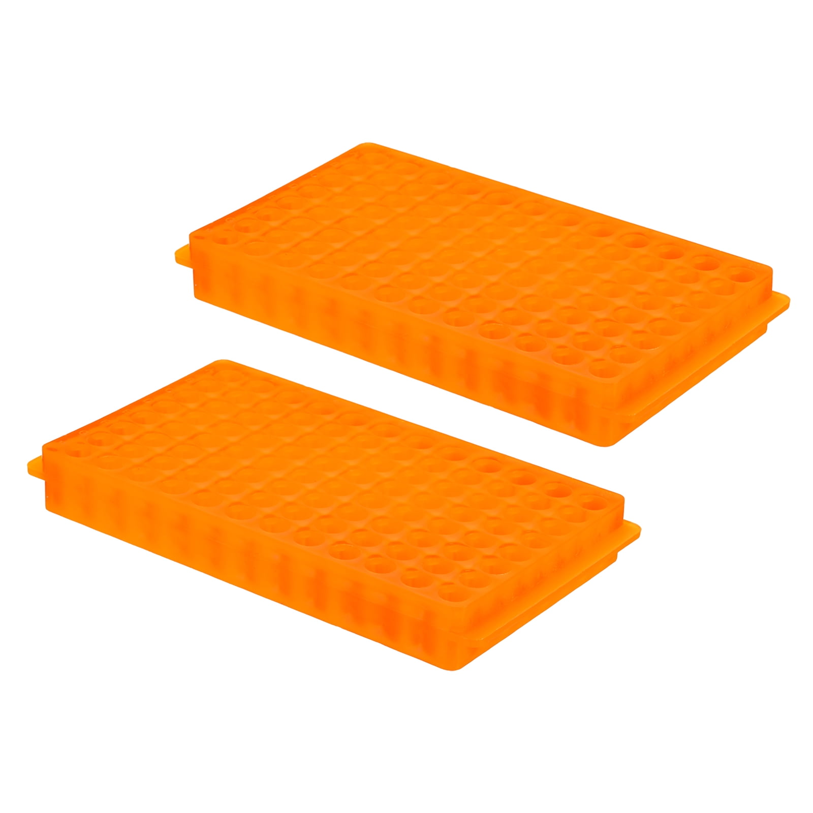 Uxcell Tube Rack,2Pcs 96 Positions Double Panel for 0.2ml,0.5ml,1.5ml ...