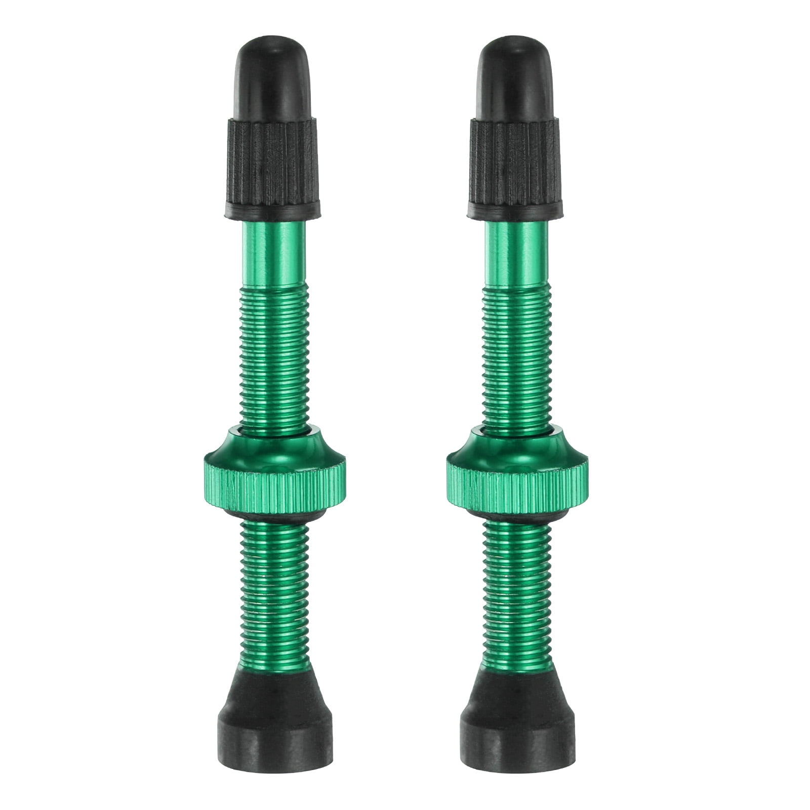 Uxcell 2 Pcs Tubeless Valve Stems 1.89 inch Aluminum Alloy Tubeless ...