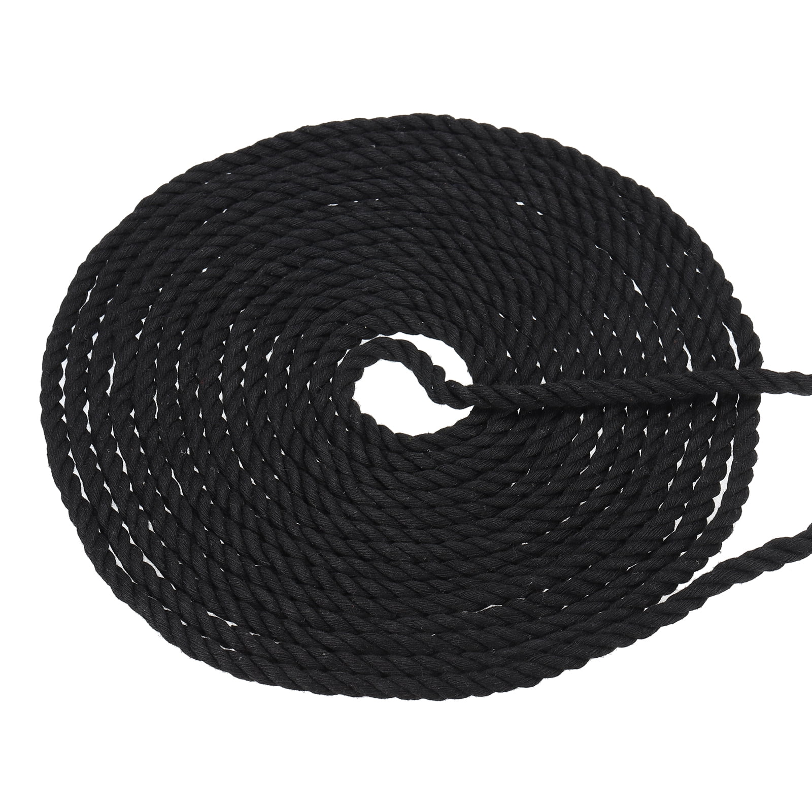 Uxcell Tug of War Rope 1/4 Inch x 25 Feet Natural Thick Cotton Rope ...