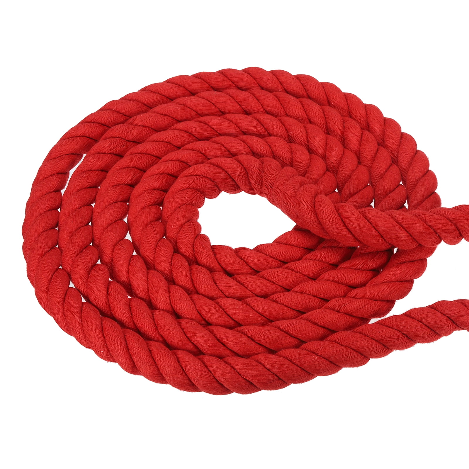 Uxcell Tug of War Rope 1 Inch x 50 Feet Natural Thick Cotton Rope ...