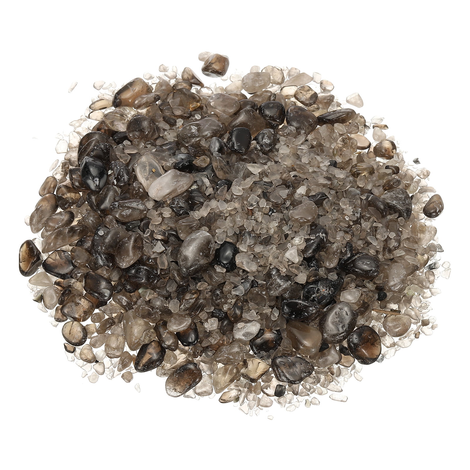 Uxcell Tumbled Chips Stone, Crushed Crystal Chips Quartz for Vase ...