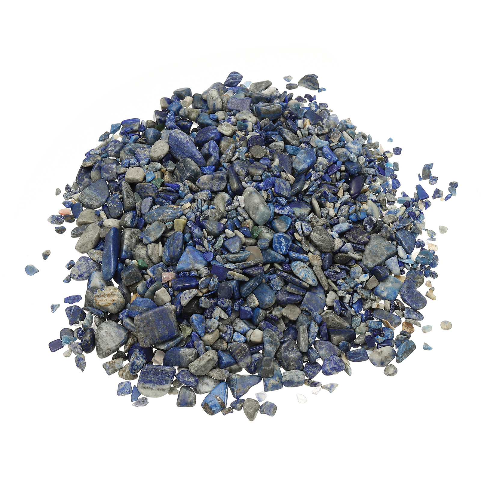 Uxcell Tumbled Chips Stone, Crushed Crystal Chips Quartz for Vase Filler Fish Tank Decor Teal 0 ...