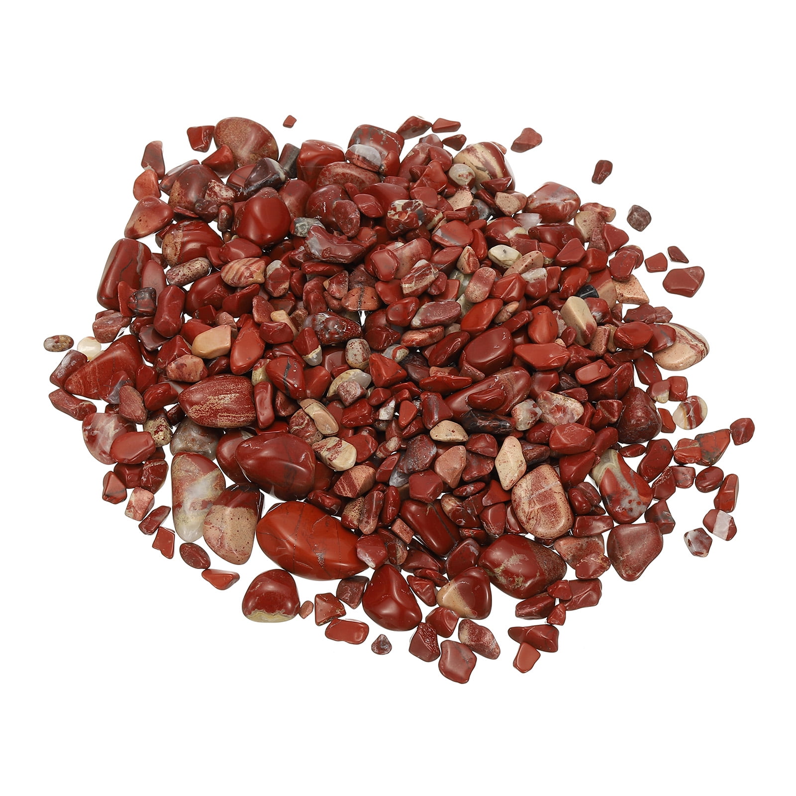 Uxcell Tumbled Chips Stone, Natural Crushed Crystal Chips Quartz for Vase Filler Fish Tank Home ...