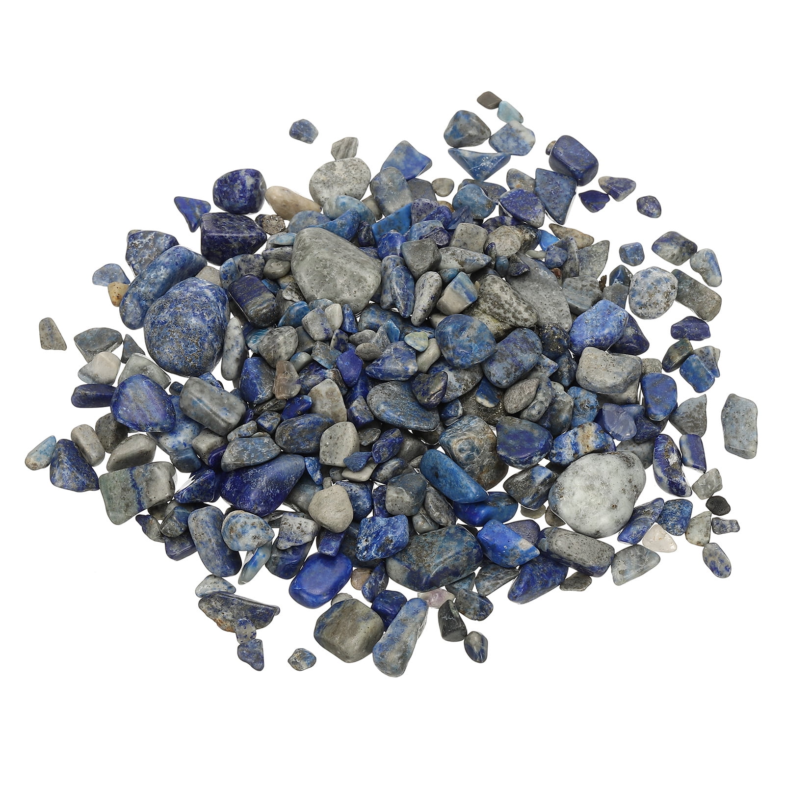 Uxcell Tumbled Chips Stone, Natural Crushed Crystal Chips Quartz for ...