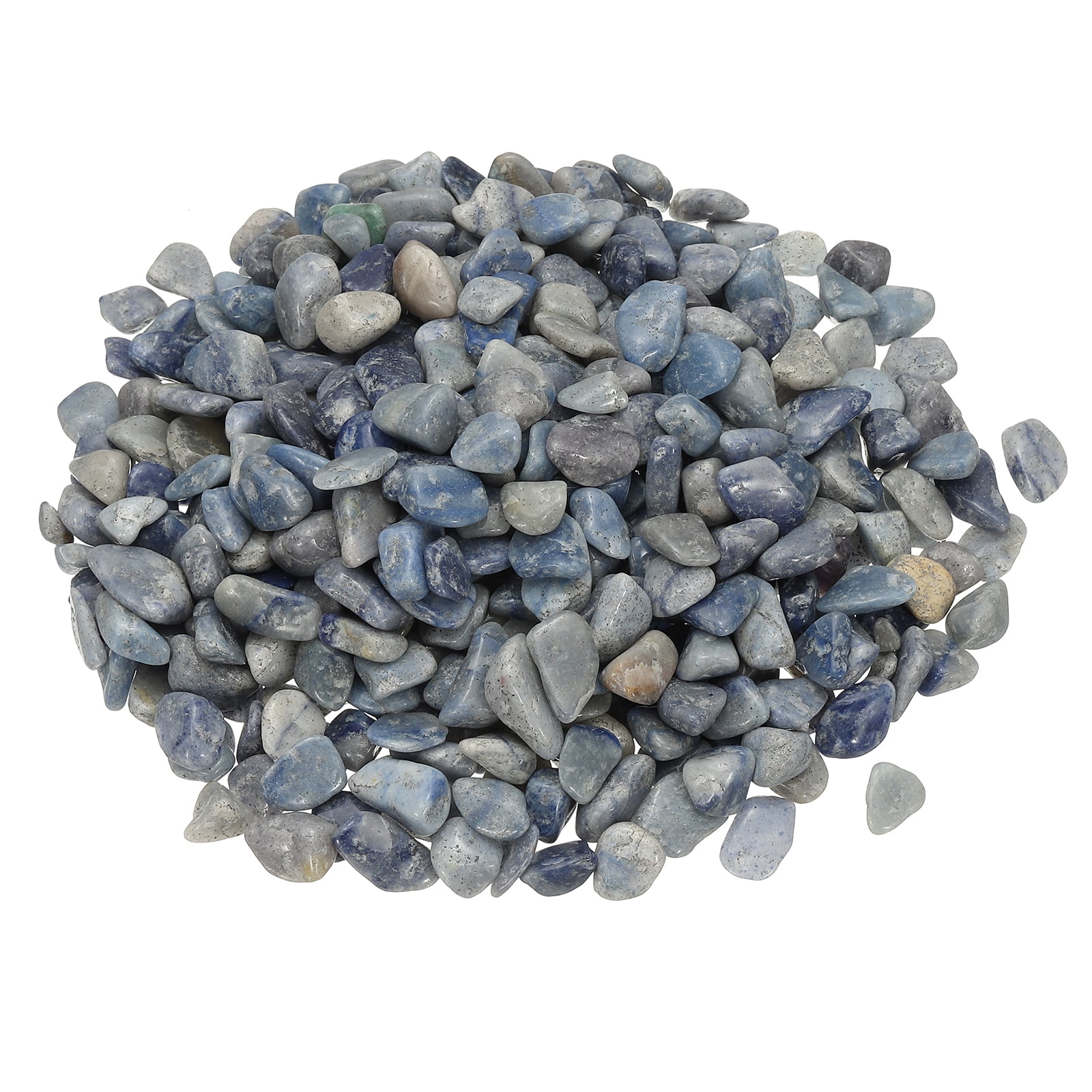 Uxcell Tumbled Chips Stones, 1lb/500g Fluorite Tumbled Gravel Gemstone ...